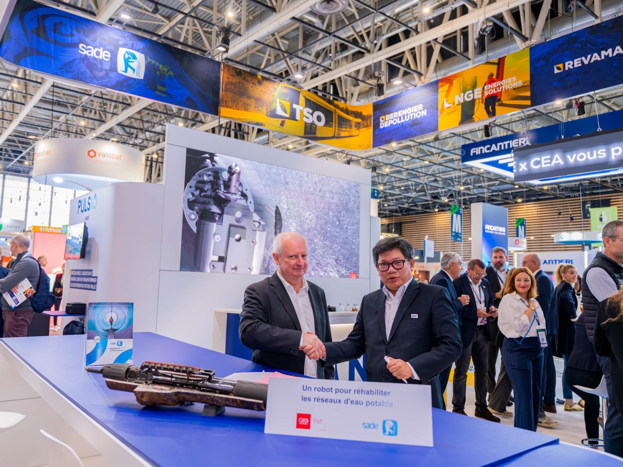 October 8, 2025 | A world first: SADE and CEA-List develop a robot for rehabilitating water ...